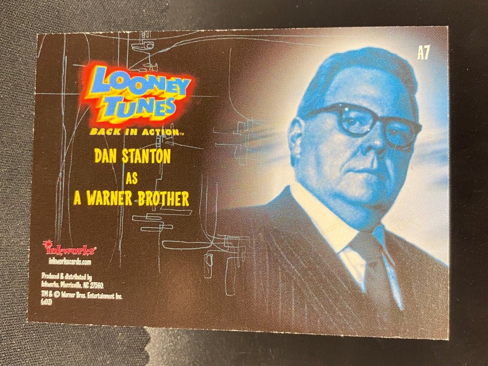 DAN STANTON LOONEY TUNES BACK IN ACTION Inkworks Autograph Card #A7 ...
