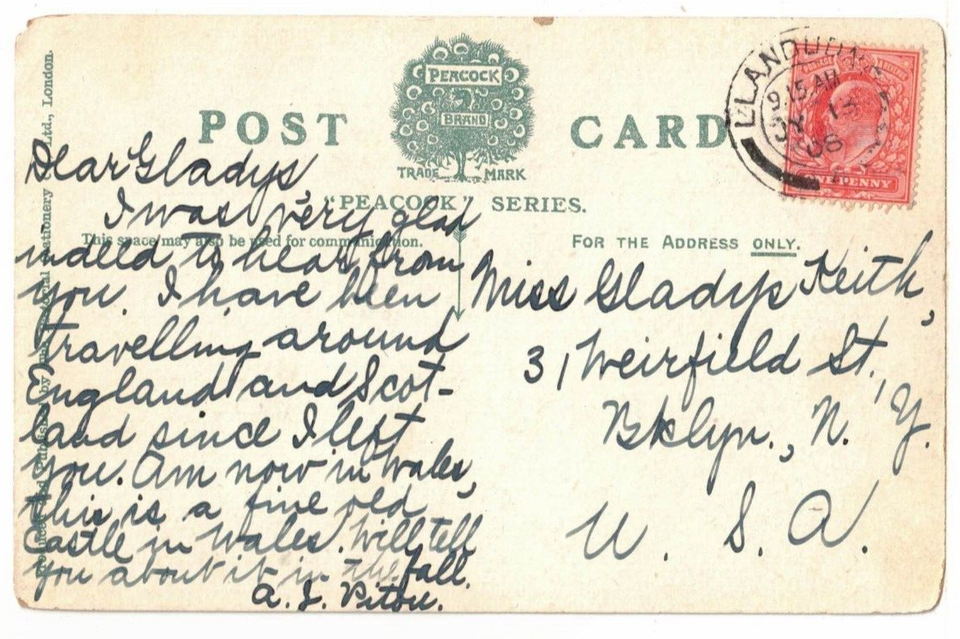 1908 Art Postcard: Conwy Castle - Conwy, Wales – a/s:Totter | eBay