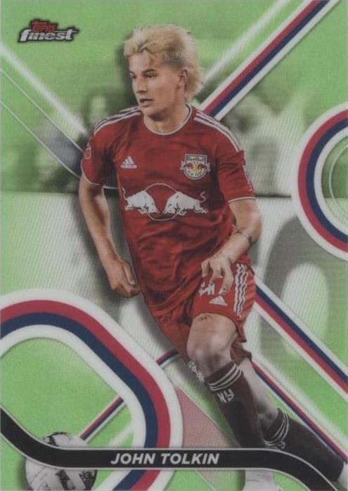 2022 Topps Finest MLS - John Tolkin #85 Neon Green Refractor /99 for ...