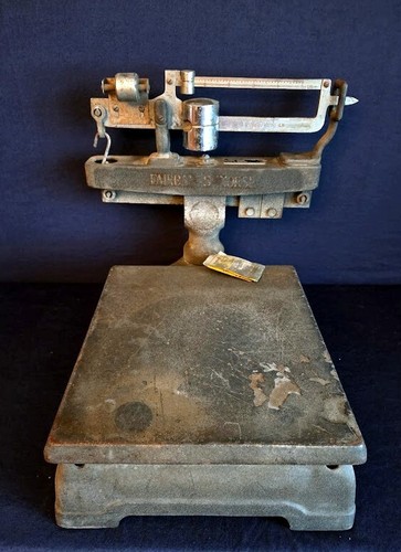 Antique Fairbanks Scale, 75 lbs. Capacity, Countertop Works Great! | eBay