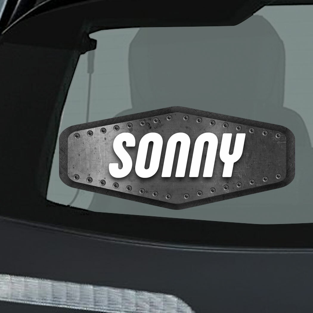 Sonny Name Sticker Decal 3.5x8 inc | eBay