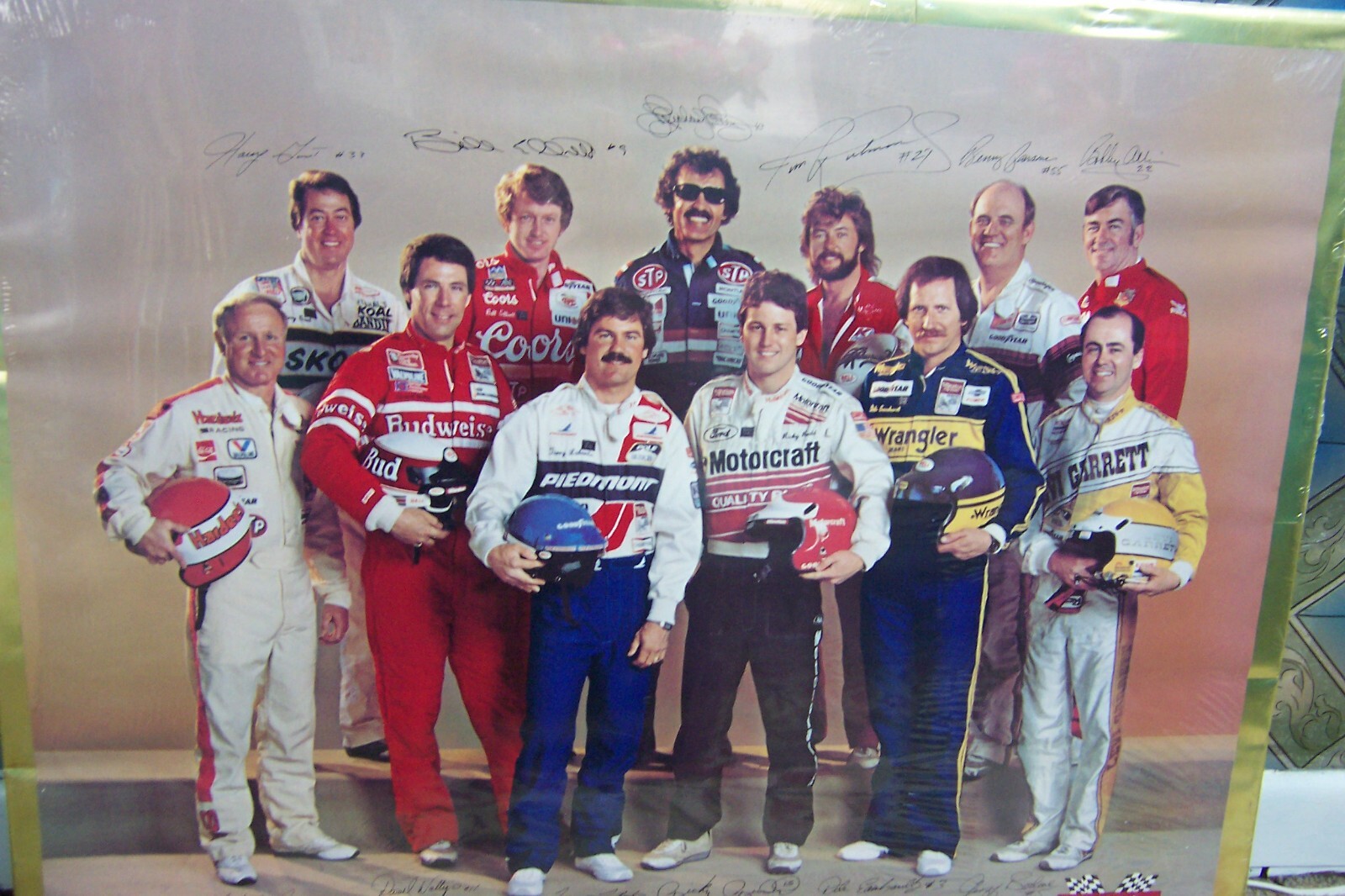 1985 Nascar Winston Charlotte Motor Speedway Racing Lineup Poster 24x30 ...