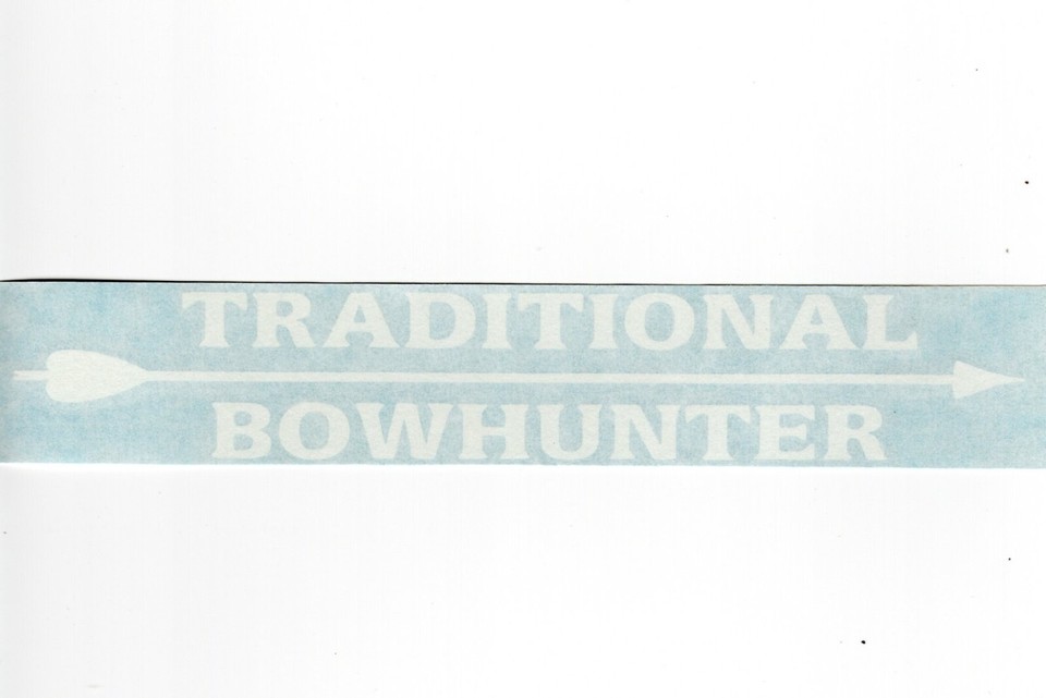Traditional Bowhunter - Hunting Hunter Arrow Arrow Car Vinyl Decal ...