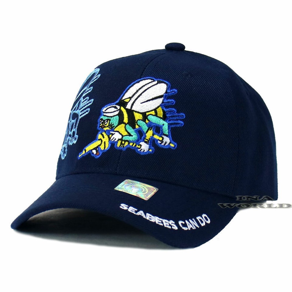 U.S. NAVY Hat USN Military NAVY Official Licensed Embroidered Baseball ...