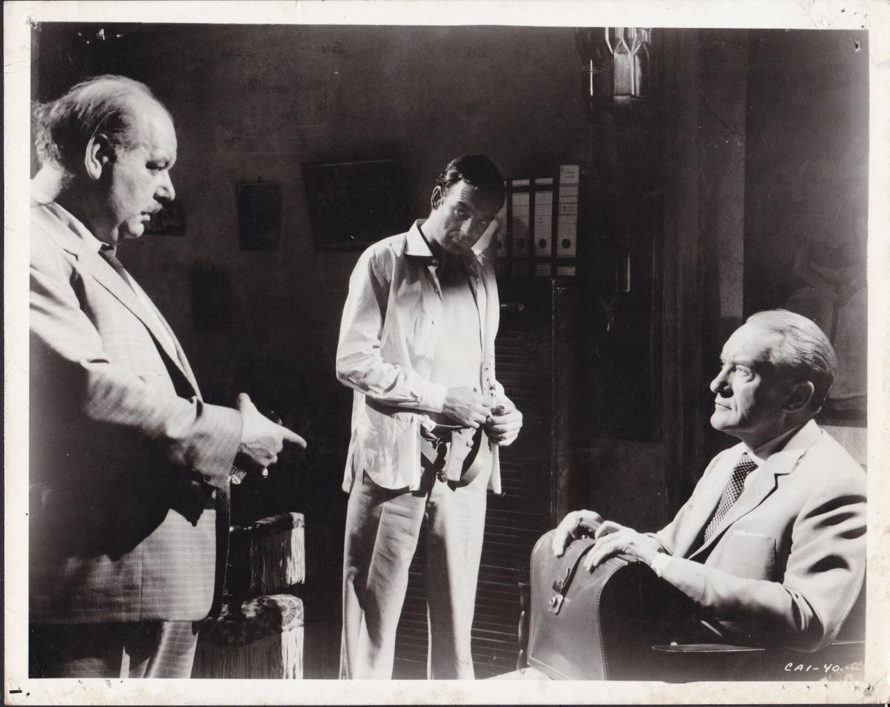 George Sanders Richard Johnson Eric Pohlmann in Cairo 1963 movie photo ...