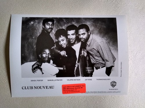 Club Nouveau press promo photo Denzil Foster Thomas McElroy Watson Prater King | eBay