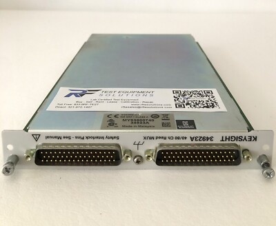 Keysight Agilent 34923A 40/80 Channel Reed Multiplexer for 34980A ...