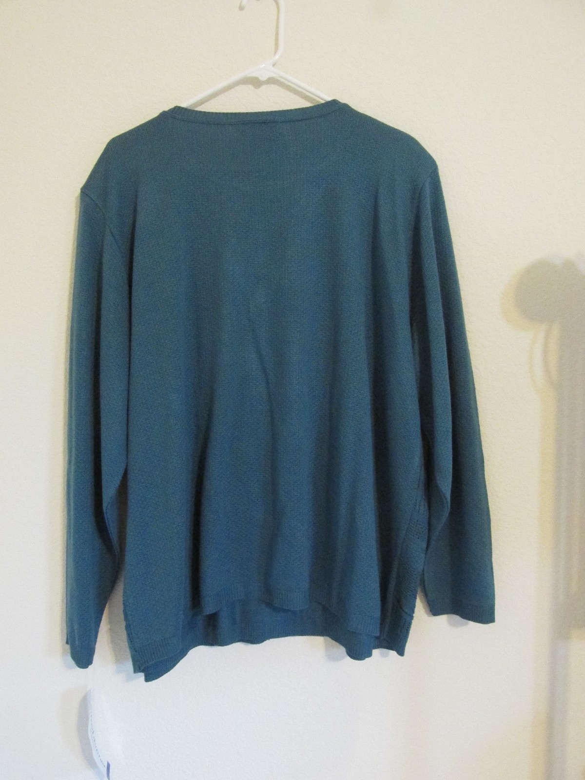 New Women's Alfred Dunner Blue Cardigan Style Sweater Dual Layer Plus Size 3X | eBay