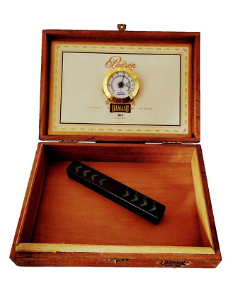 Padron Damaso Stash Box, Humidor, Hygrometer, Humidifier cigar wooden ...