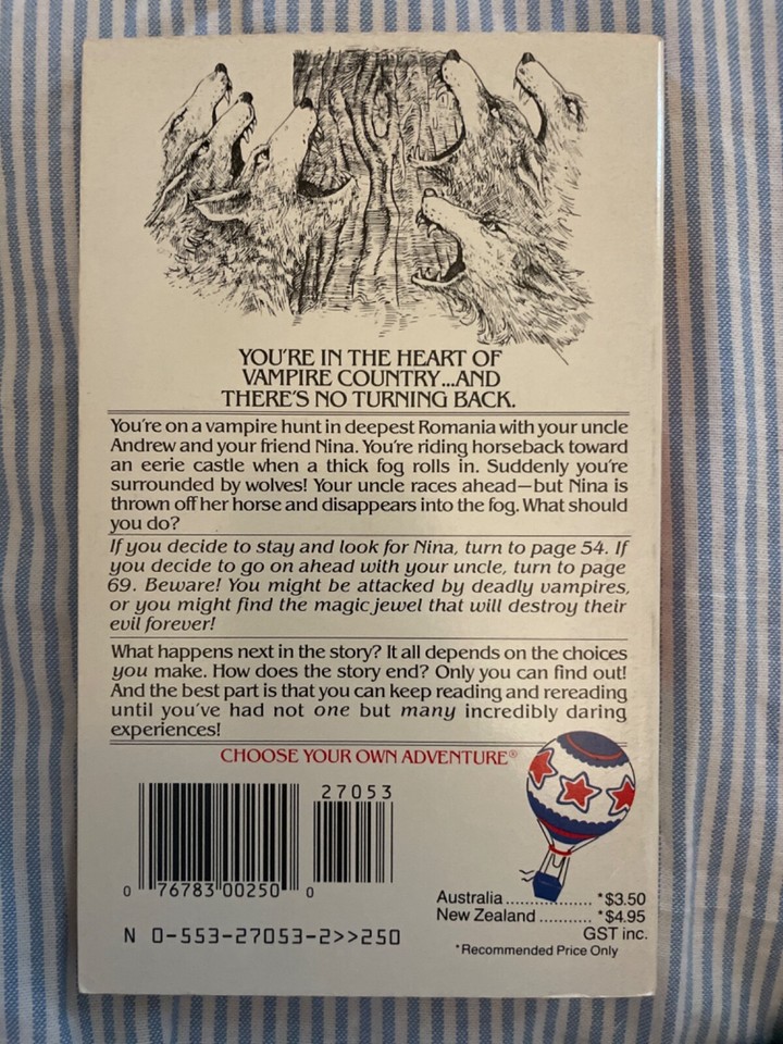 choose your own adventure 31 vampire express | eBay
