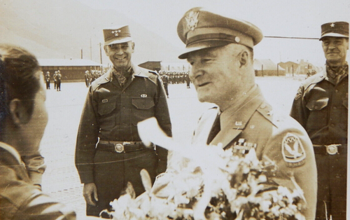 RARE GENERAL CORNELIUS RYAN PHOTO 1951 KOREAN WAR FRANCIS FARRELL ...