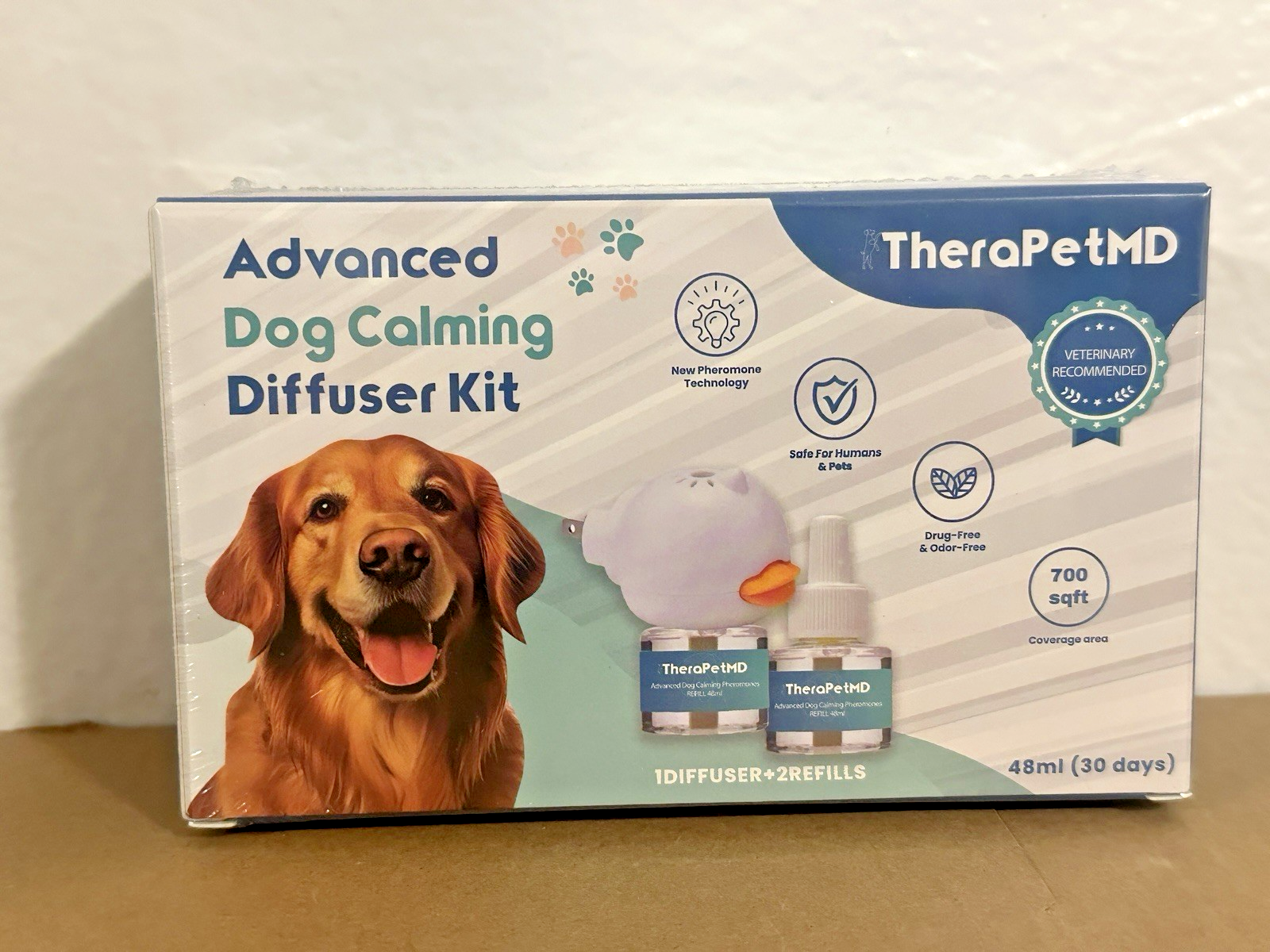TheraPet MD Advanced Dog Calming Diffuser Kit (1 Diffuser + 2 Refills ...