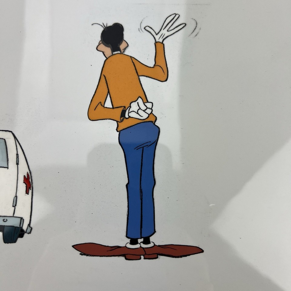 1970's Disney Goofy Animation cel w/Ambulance - Lost Educational ...