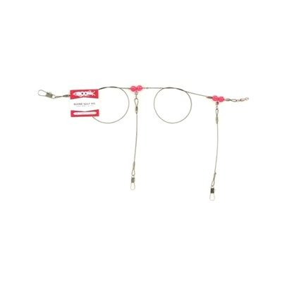 Boone 2 Drop Gulf 70 Lb Wire Rigs 10 Pack Lot Bottom Fishing Snapper ...