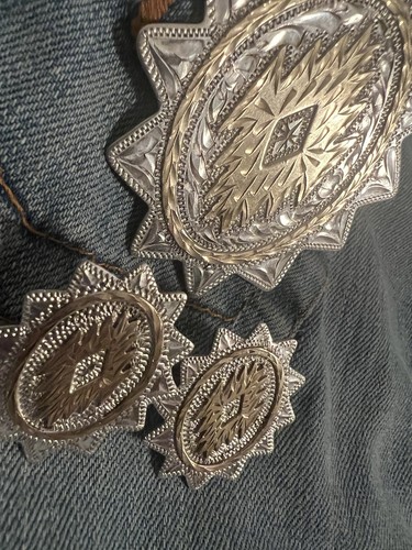 ~**SILVER MESA**~ Sterling Overlaid Earrings & Broach Show Set!! | eBay