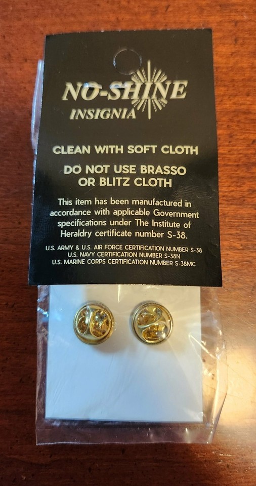 U.S. Army Dress Uniform Rank Pin Set - Specialist - SPC | eBay