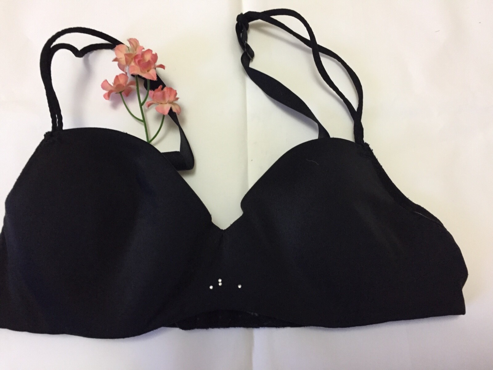 Gian Marco VENTURI Bra size it 2a us 32a eu 70a padded underwired black ...