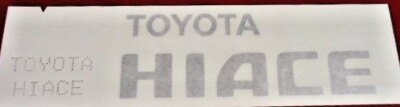 TOYOTA HIACE DECAL FROM JAN 2005 NEW GENUINE 7544126281 TRACKABLE POST ...