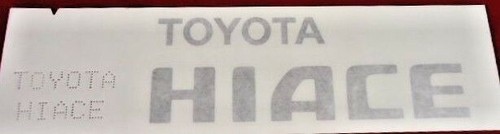 TOYOTA HIACE DECAL FROM JAN 2005 NEW GENUINE 7544126281 TRACKABLE POST ...