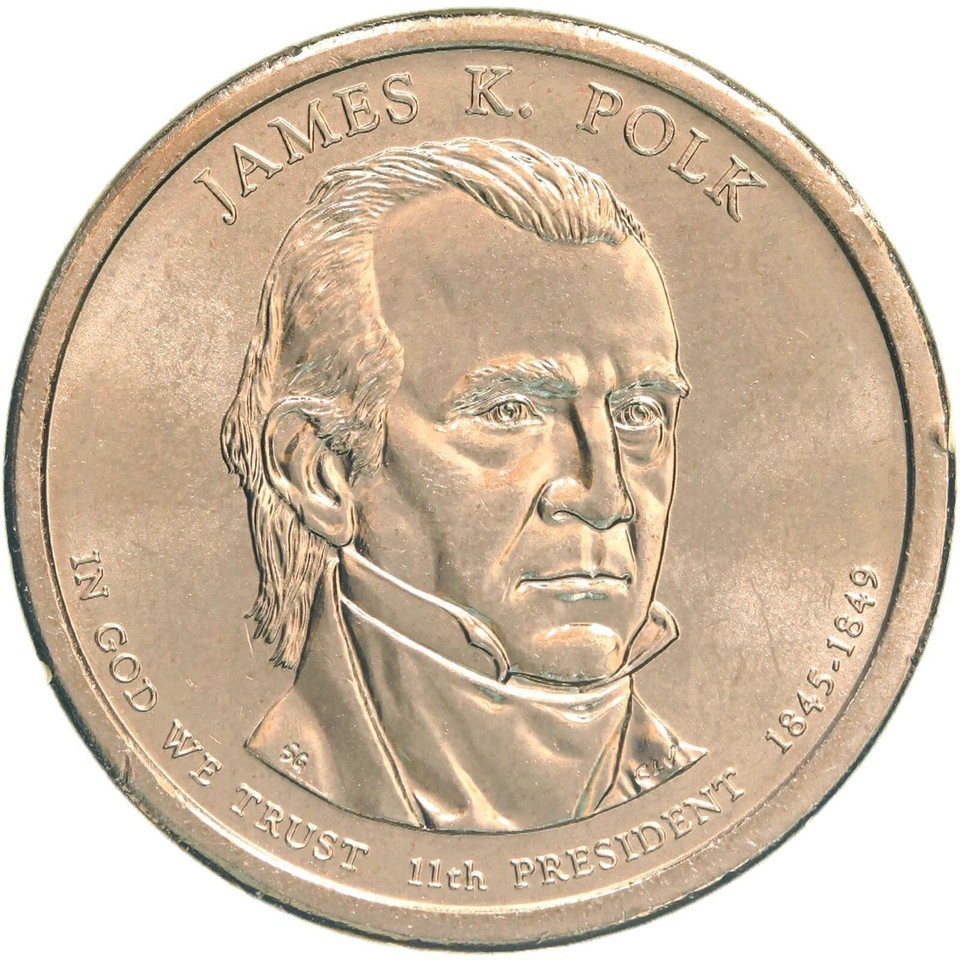 2009 P James Polk Presidential Dollar From Mint Roll | eBay