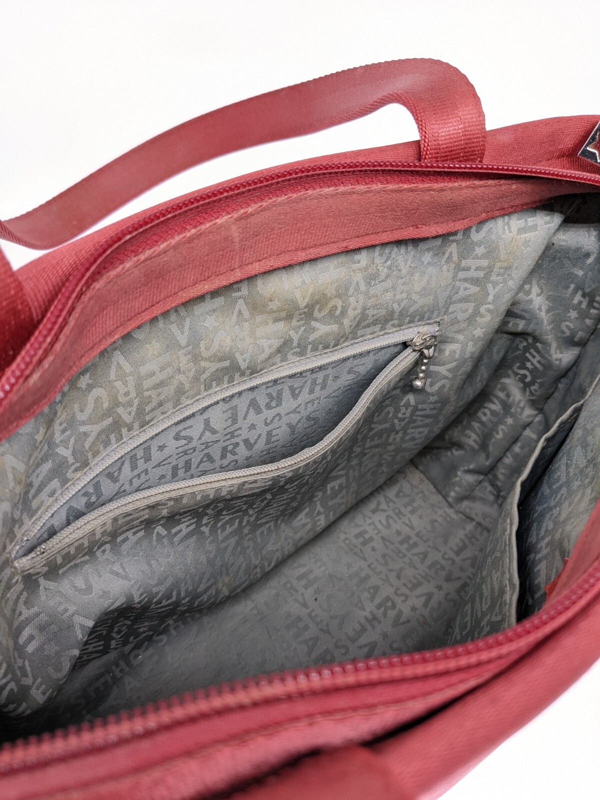 Harvey's Seatbelt Handbag The Original Woven Double Handled Zipper ...