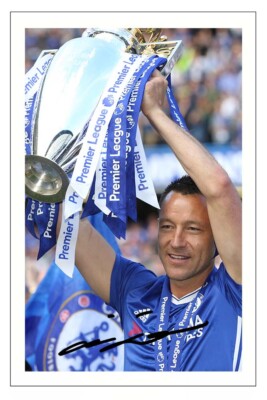 JOHN TERRY Signed Autograph PHOTO Fan Signature Gift Print CHELSEA ...