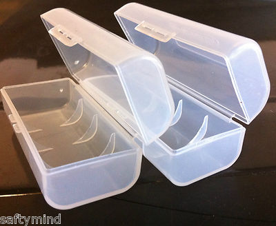 Brand New "2" Plastic Storage Case Holder Boxes for 26650 Battery | eBay