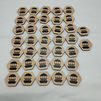 Lot Of (37) Ark Nova Double Sided Cardboard Tokens | eBay