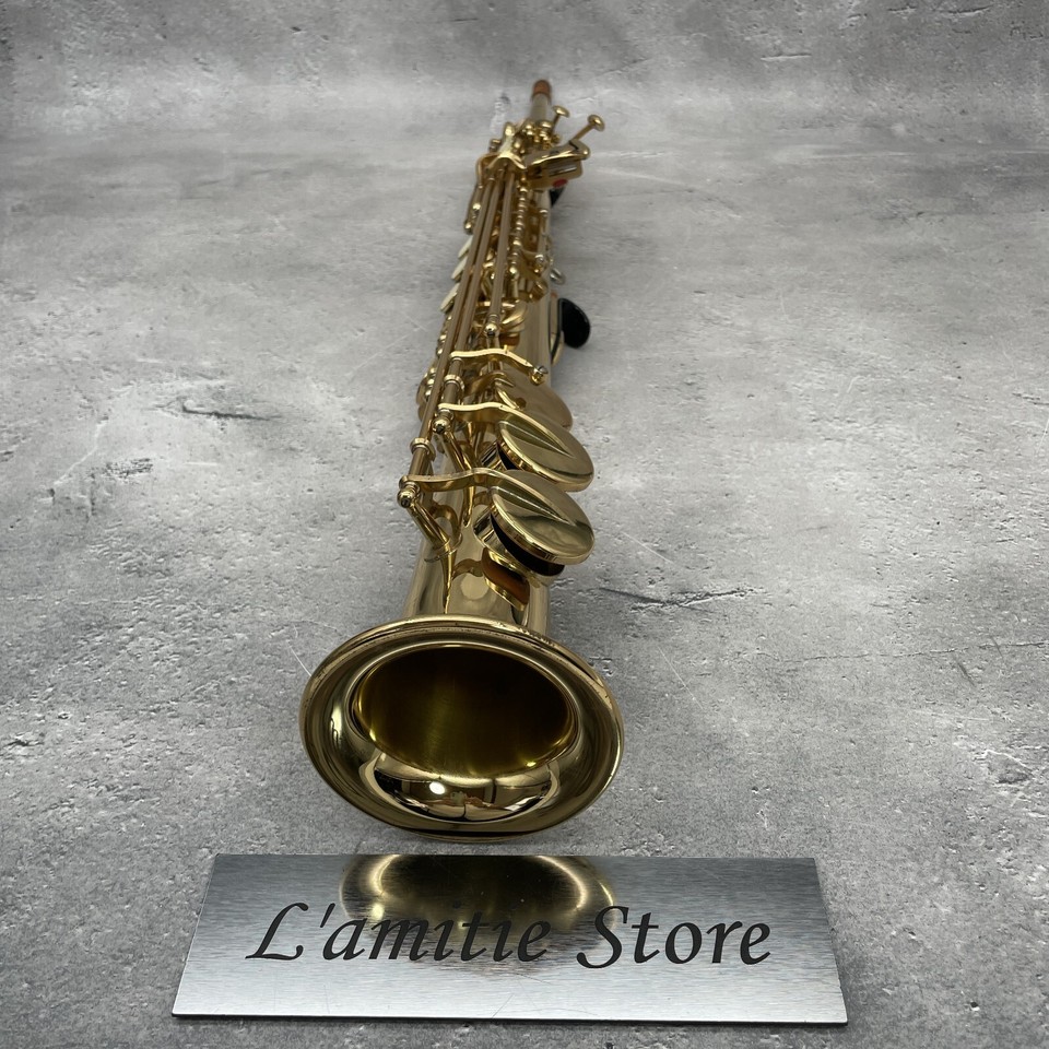 Yamaha YSS-475 Soprano Saxophone YSS475 Gold Wind Instrument Excellent ...