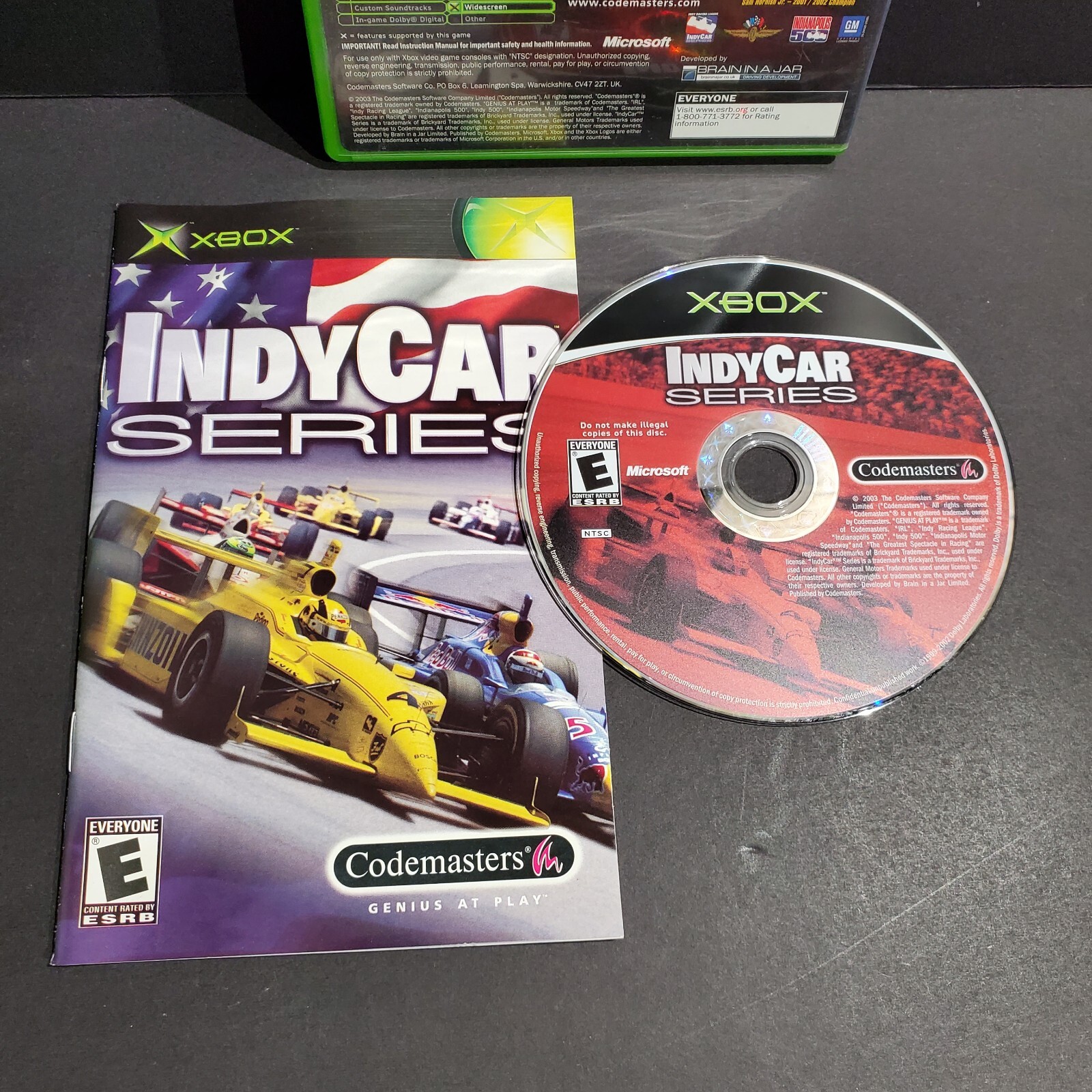 IndyCar Series (Microsoft Xbox, 2003) Indy 500 - COMPLETE - TESTED ...