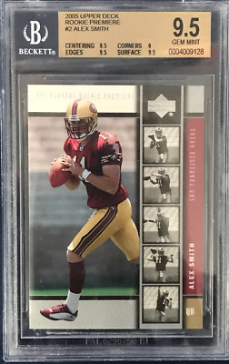 Alex Smith 2005 Upper Deck Rookie Premiere Rookie Card (Beckett) | eBay