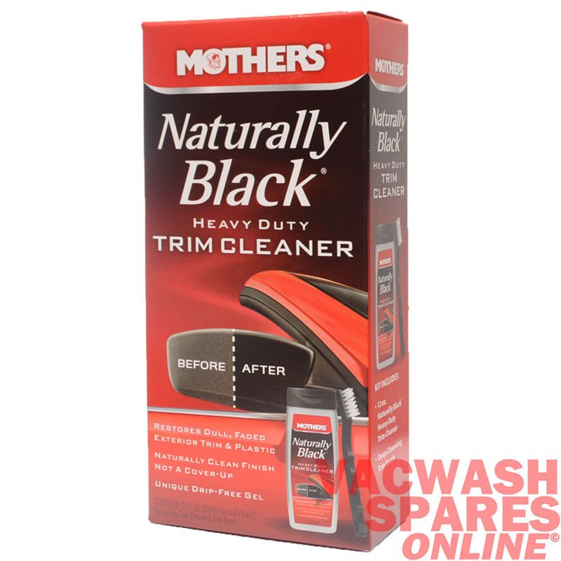 MOTHERS NATURALLY BLACK TRIM CLEANER AND RESTORER -BACK TO BLACK ...