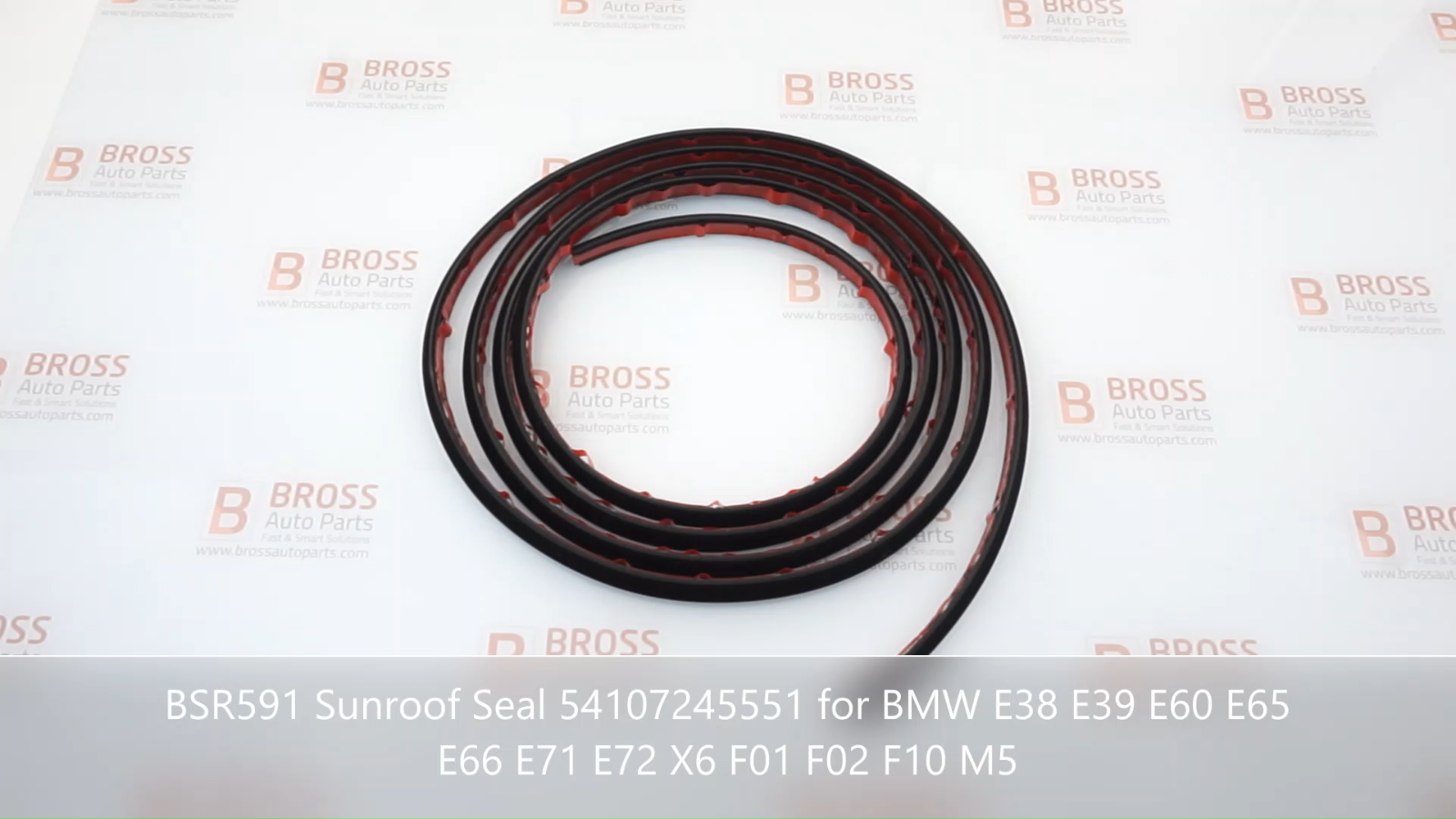 Sunroof Seal 54107245551 for BMW E38 E39 E60 E65 E66 E71 E72 X6 F01 F02 ...