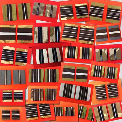 RAF Officers Fabric Backed Rank Slides MTP RAF Rank Tabs Flt Lt Tabs ...