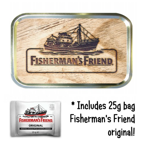 FISHERMANS FRIEND Free LOZENGES bait Stash Tobacco Baccy Box Storage ...