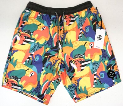 Neff Mens Swim Suit Trunks Board Shorts Tropical Jungle Hot Tub | eBay