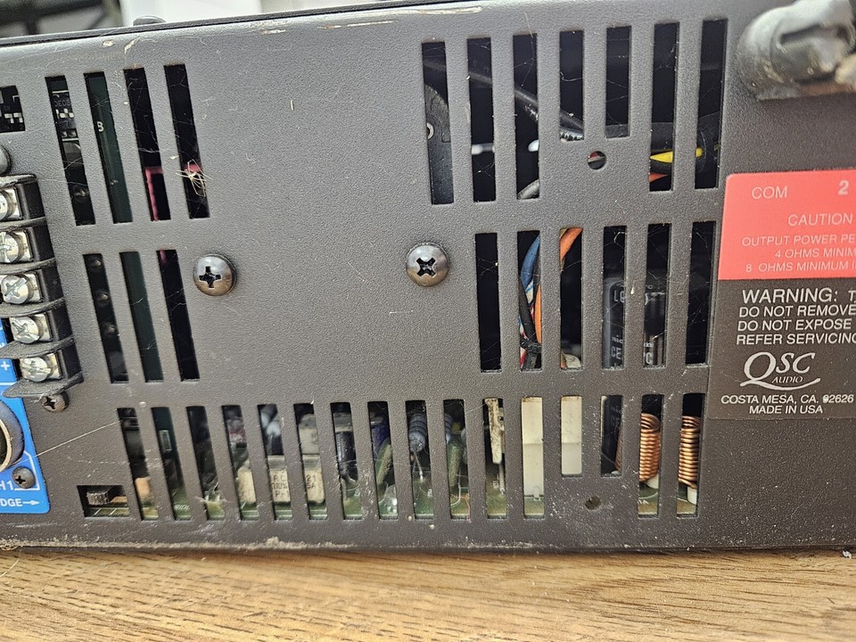 QSC Model 1400 Two-Channel Professional Stereo Amplifier | eBay