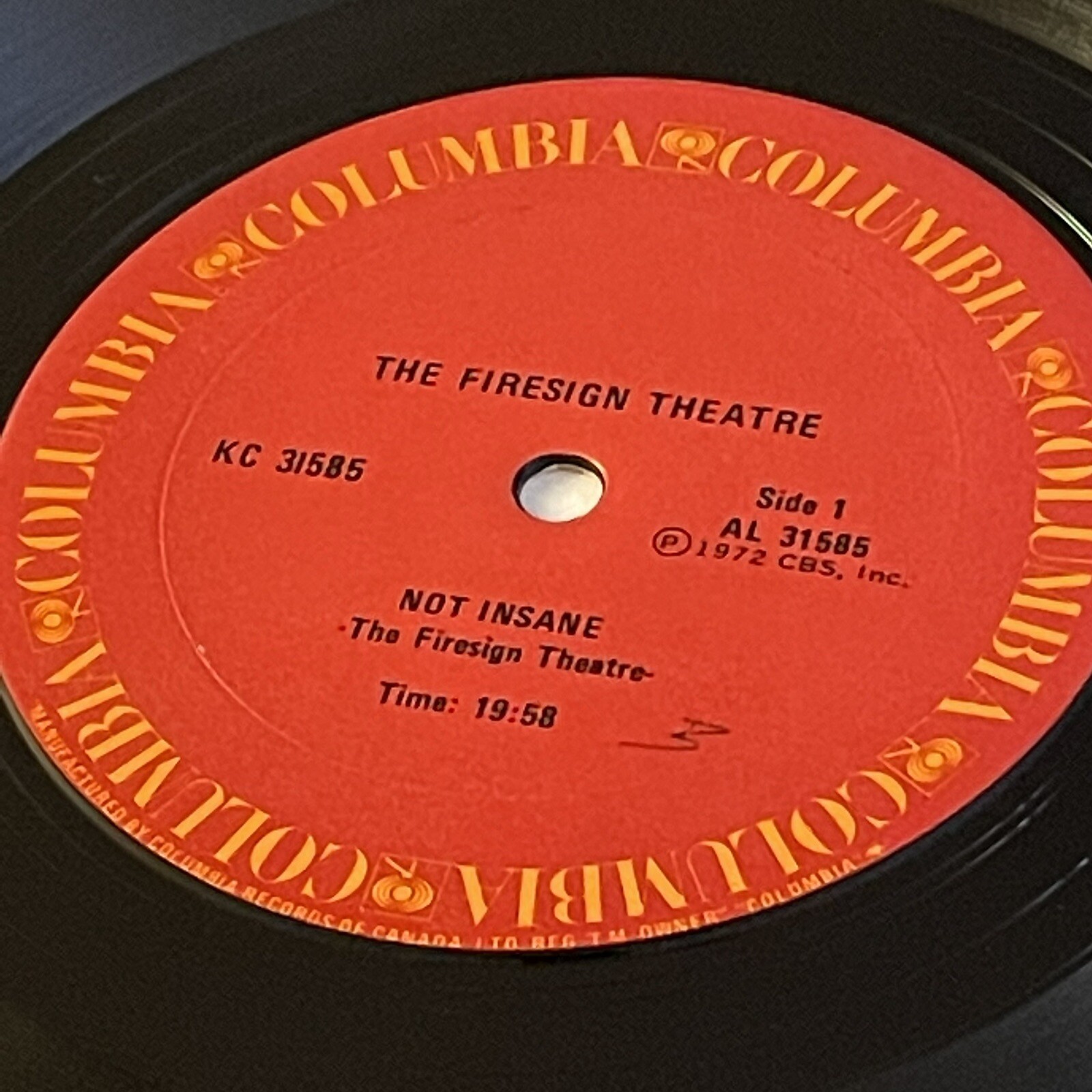 The Firesign Theatre Not Insane or Anything You Want To Vinyl LP ...