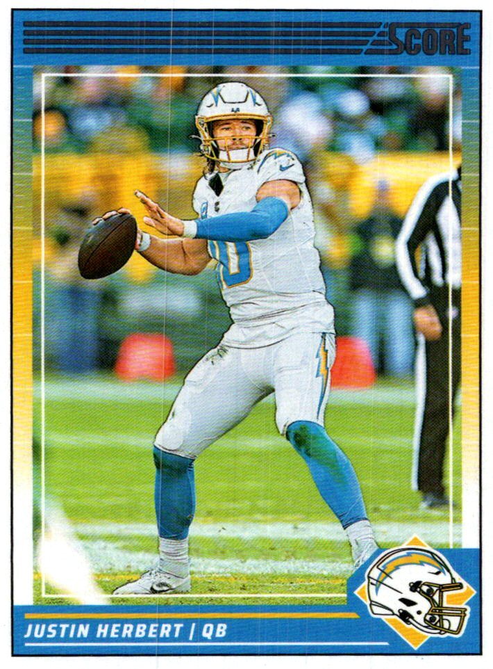 2024 Score Justin Herbert #163 for sale | eBay