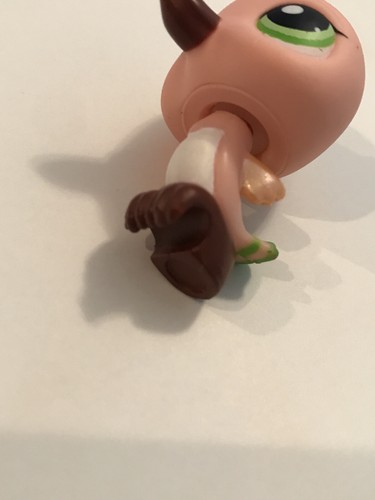 Littlest Pet Shop LPS #343 Pink and Brown Humming Bird with Green Eyes ...