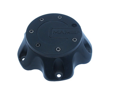MAMBA PL96-MAMI CUSTOM ALLOY WHEEL MATTE BLACK BOLT ON CENTER CAP #2B-3 ...