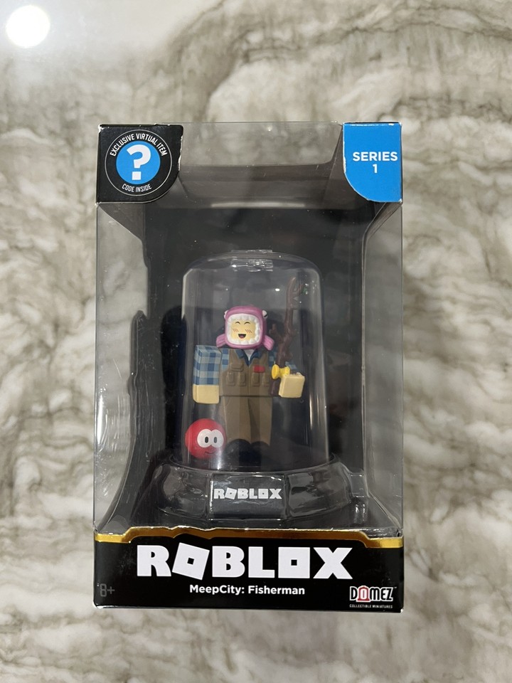 Roblox 15th Anniversary Series 1 Domez Figure Meep City: Fisherman Free ...