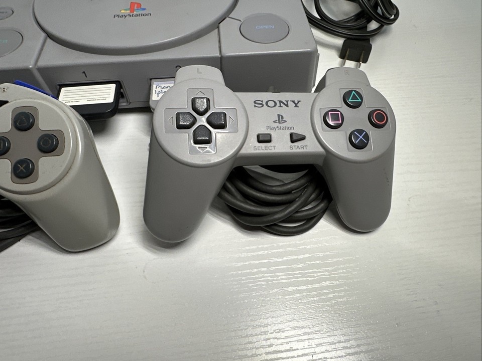 Sony PlayStation 1 PS1 SCPH-5501 Console Controller Bundle #3 Tested ...