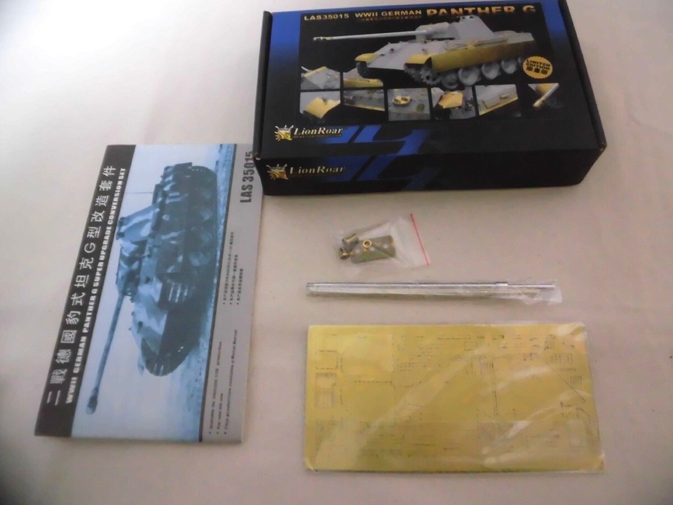 Lion Roar 1/35 Panther Gdetail Up Parts Set Metal Gun Barrel Photo ...