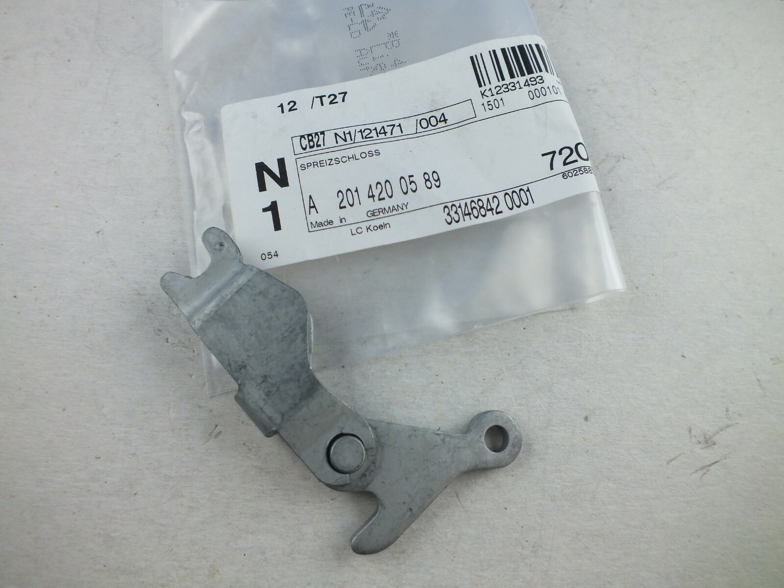 Original Mercedes Spreitzschloss Schloss Handbremse Handbremsseil ...