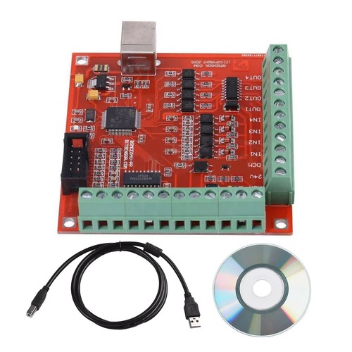 CNC USB 100Khz Breakout Board 4-Axis Driver Motion Controller For MACH ...