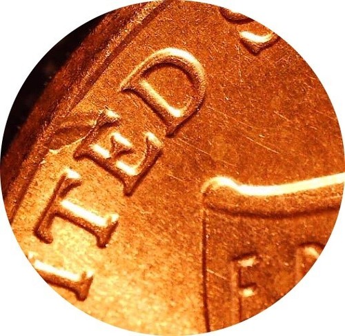 2021 P Shield Cent with a Die Gouge Error, on the inner rim/reverse. | eBay