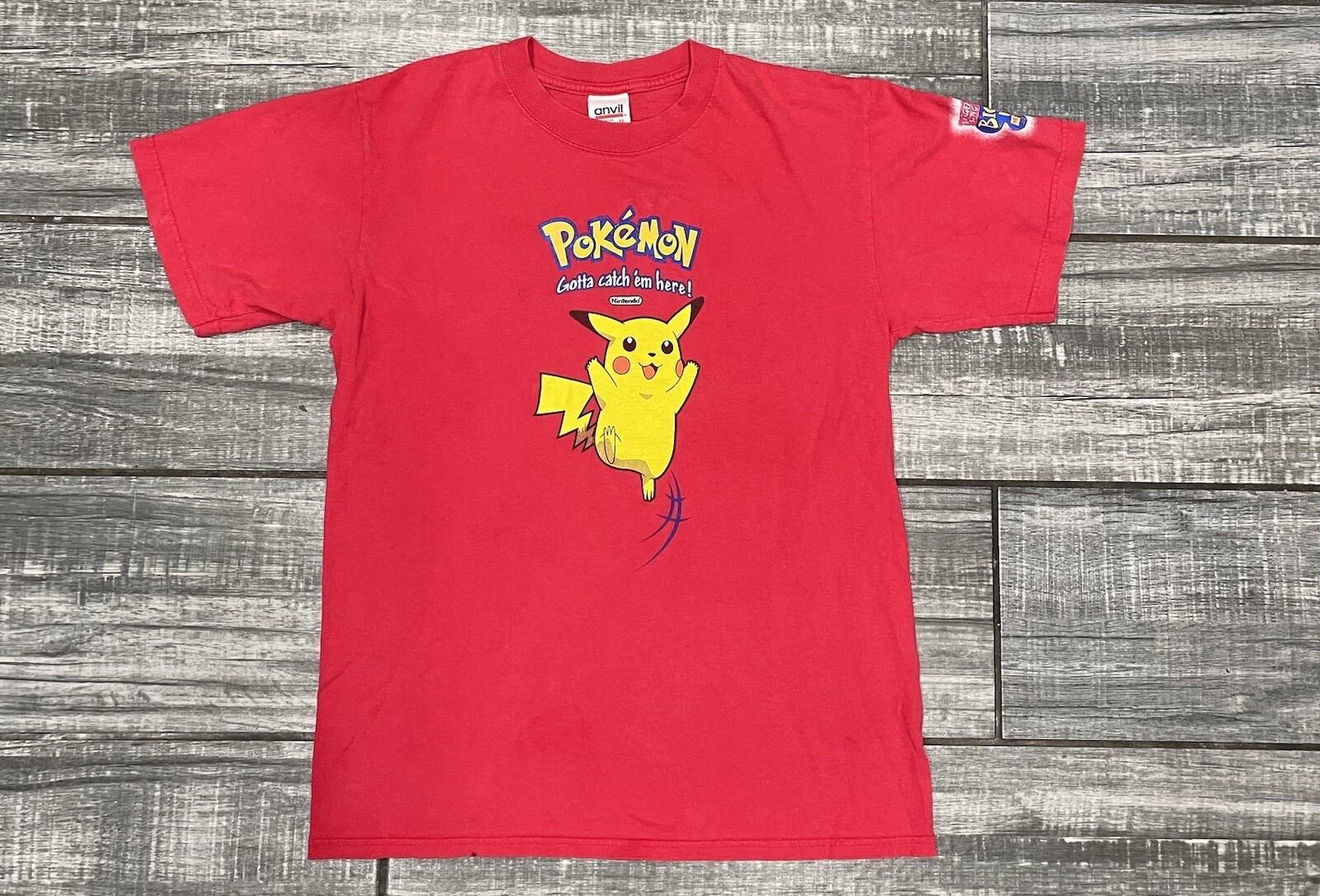 Vintage Pokemon Shirt Pikachu Burger King Promo 90s S… - Gem