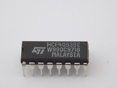 1x ST HCF4053BE. IC PDIP16 NEW | eBay