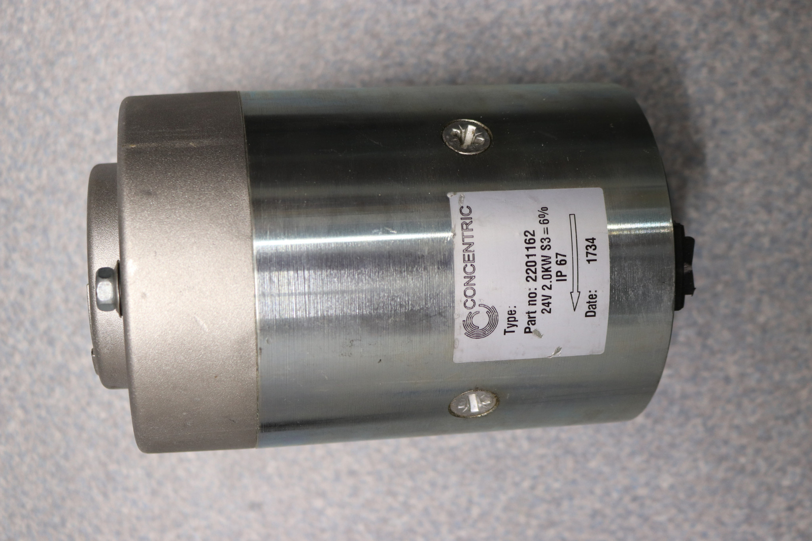 Concentric 24V 2kW Slotted Shaft Electric Pump CCW Hydraulic Power Pack ...